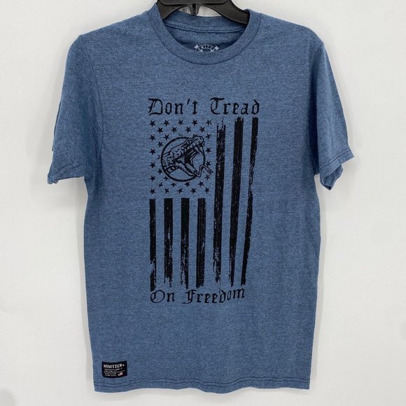 Howitzer | Shirts | Howitzer Mens Blue Dont Tread On Freedom Tshirt ...